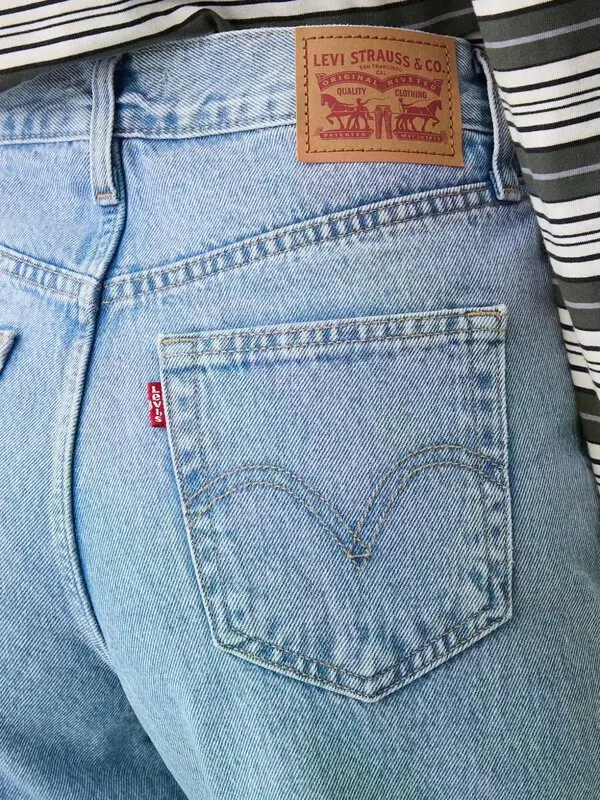 LEVI'S High-waisted Straight-leg Jeans