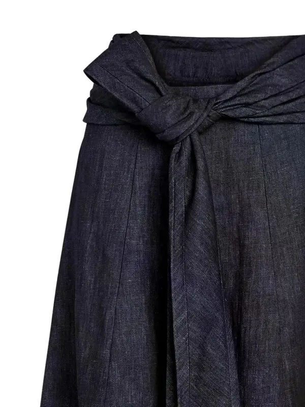 Gabriela Hearst Midi Tie-waist A-line Skirt