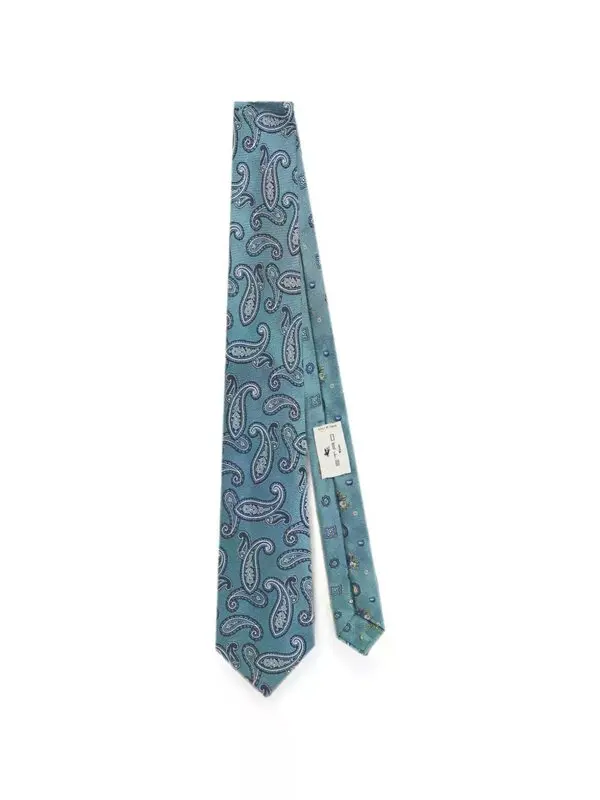 Etro Silk Jacquard Tie With Two Motifs
