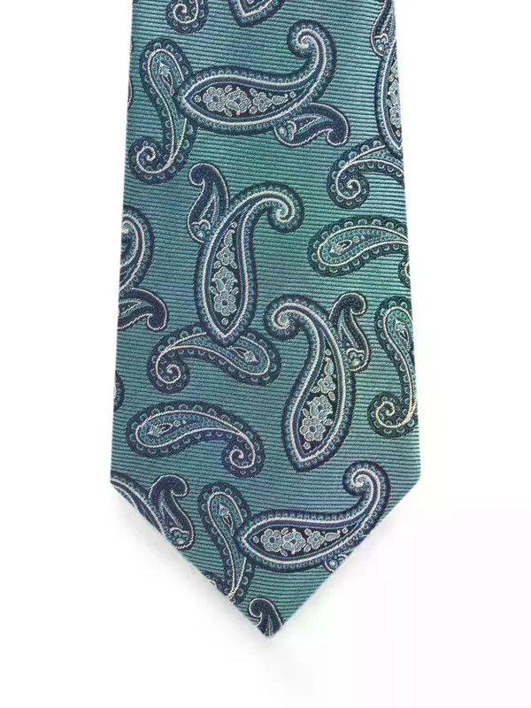 Etro Silk Jacquard Tie With Two Motifs