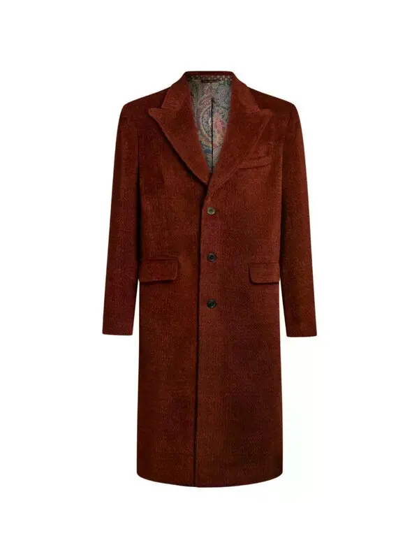 Etro Check-texture Coat