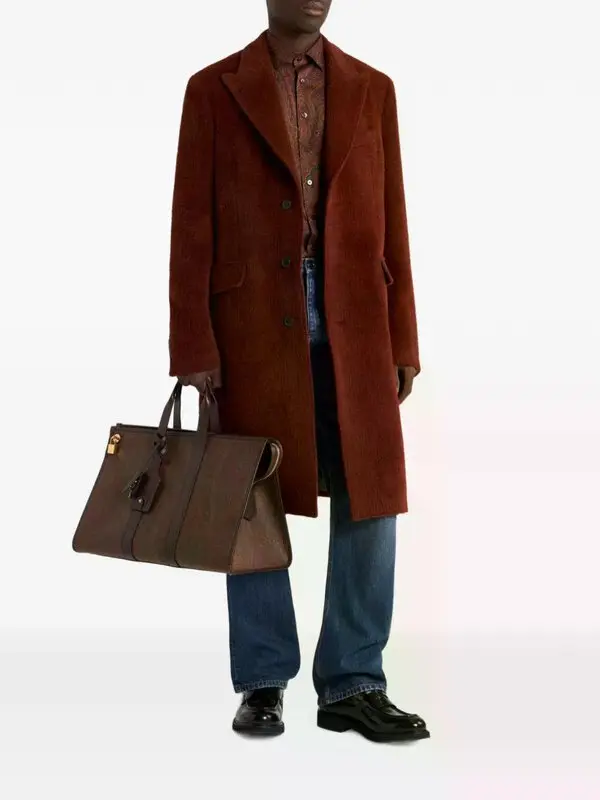 Etro Check-texture Coat