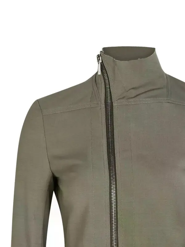 Rick Owens Asymmetric-zip High-neck Jacket
