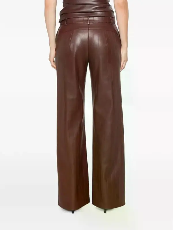 Patrizia Pepe Faux-leather Palazzo Pants