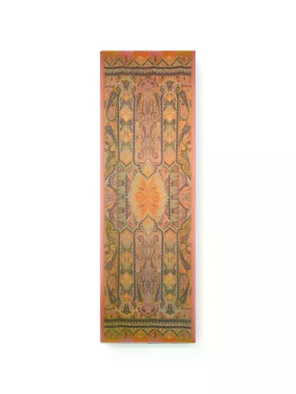 Etro Paisley-print Cashmere Scarf - Orange