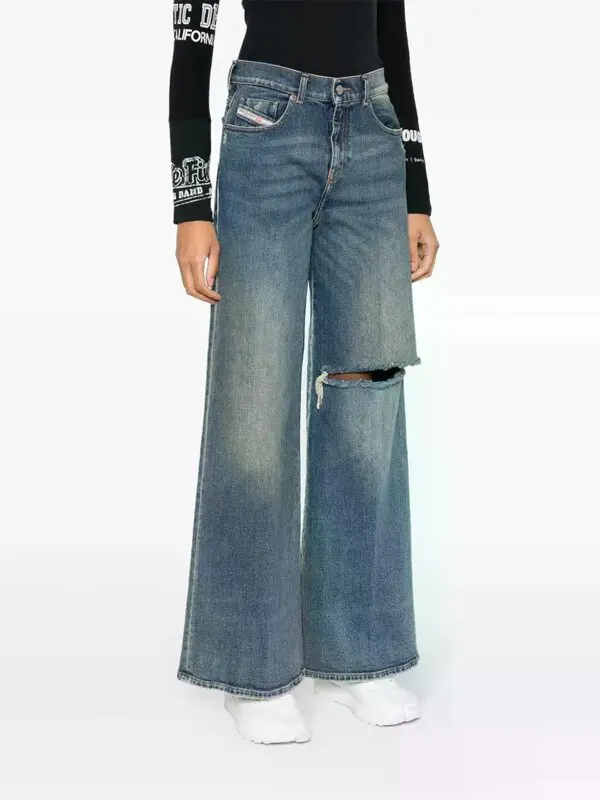 DIESEL® 1978 D-akemi Wide-leg Jeans