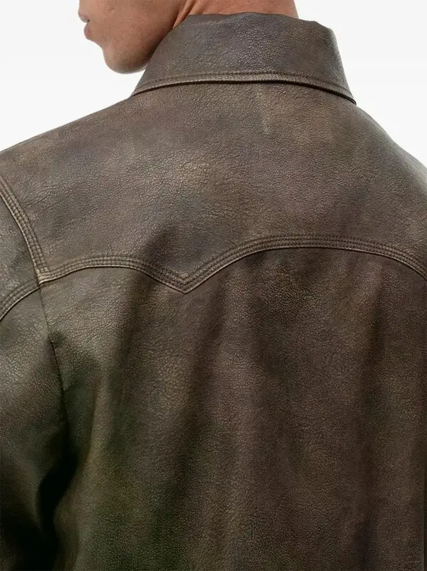 Hugo Zip-up Faux-leather Jacket