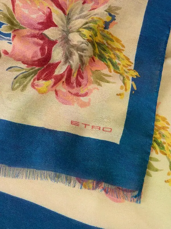 Etro Floral-jacquard Scarf