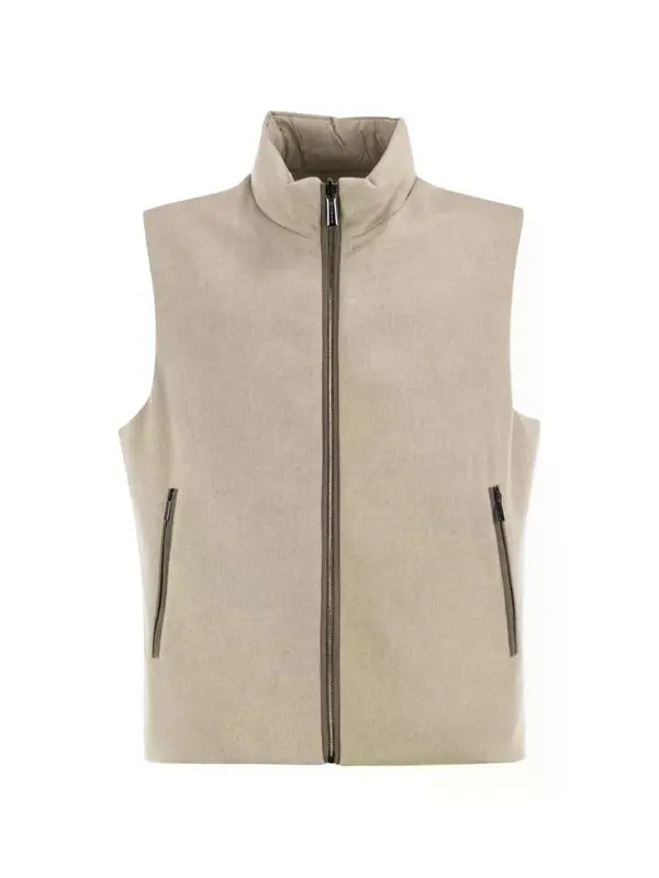 MOORER Reversible Quilted Gilet