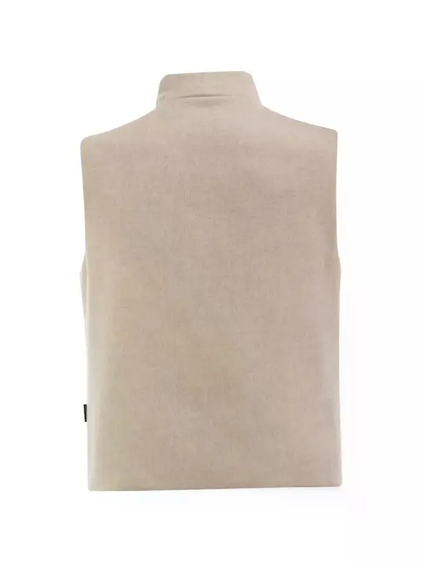 MOORER Reversible Quilted Gilet