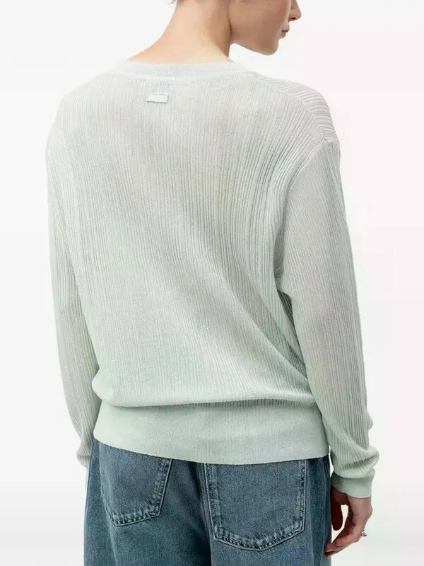 Hugo Ribbed-knit V-neck Sweater
