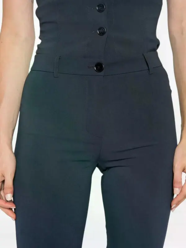 Patrizia Pepe Button-fastening Slim-fit Trousers