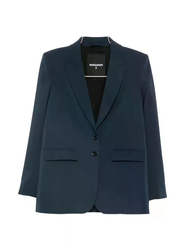 Patrizia Pepe Two-button Blazer - Blue