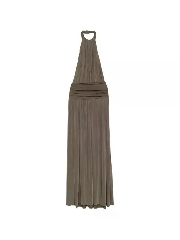 Arcina Ori Santina Halterneck Maxi Dress - Grey