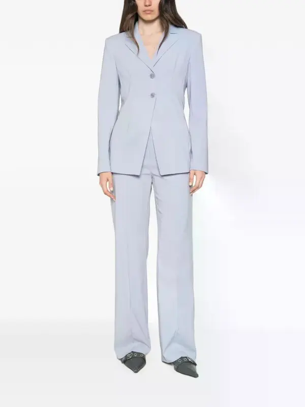 Patrizia Pepe Pressed-crease Palazzo Pants