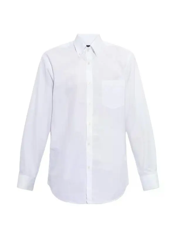 Paul & Shark Button-down Chest-pocket Shirt - White