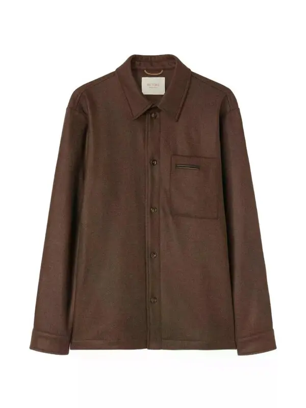 RETORI Light Paded Flannel Coat - Brown