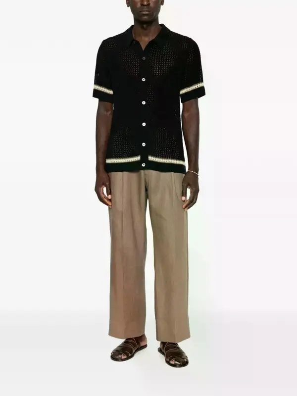 CHE Crochet Short-sleeve Shirt
