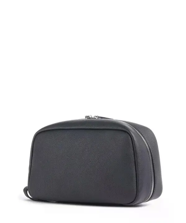 BOSS Logo-detail Leather Washbag