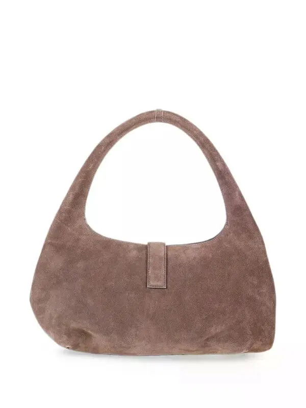 MOULIEBRE Logo-plaque Suede Tote Bag
