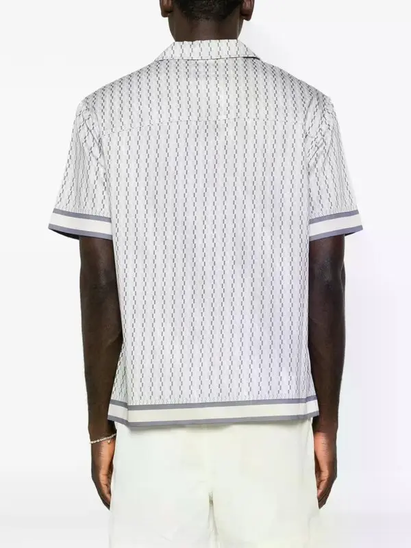 CHE Galliano Border-print Shirt