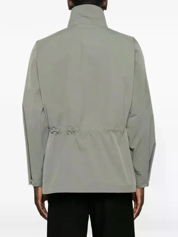 JIL SANDER High-neck Drawstring-waist Coat
