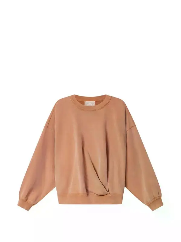 MARANT ETOILE Sauria Wrap-front Hoodie - Orange