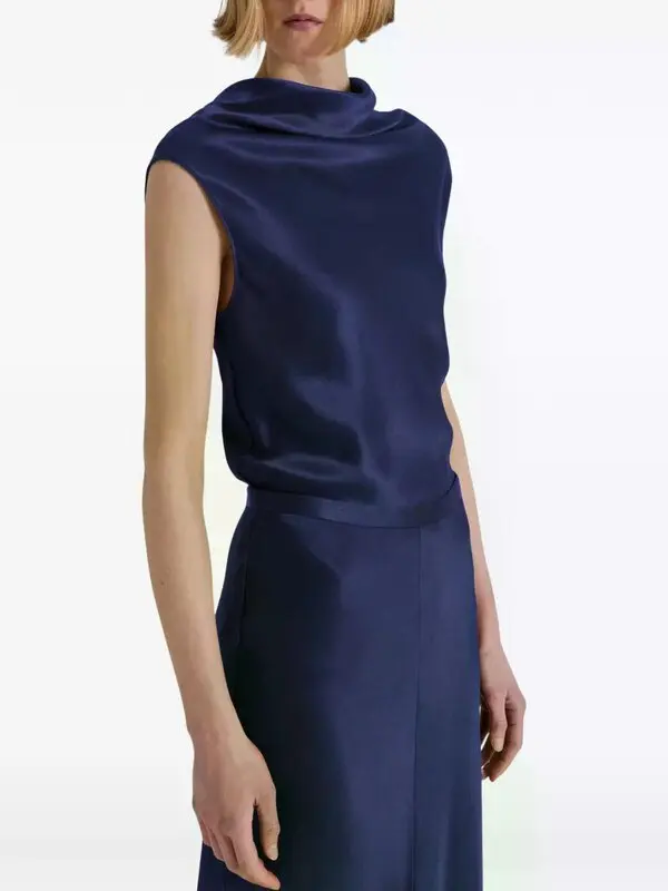 Alberta Ferretti Satin-finish Maxi Skirt