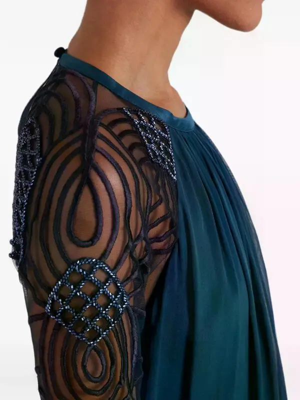 TEMPERLEY LONDON Imogen Bead-embellished Maxi Dress
