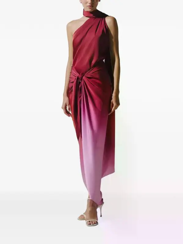 BAOBAB Lora One-shoulder Knot-detail Maxi Dress