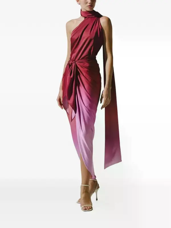 BAOBAB Lora One-shoulder Knot-detail Maxi Dress