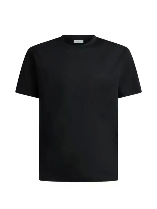 Etro Pegaso-embroidered T-shirt - Black