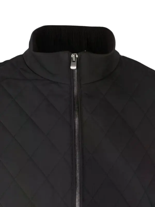 Agnona Quilted High-neck Gilet