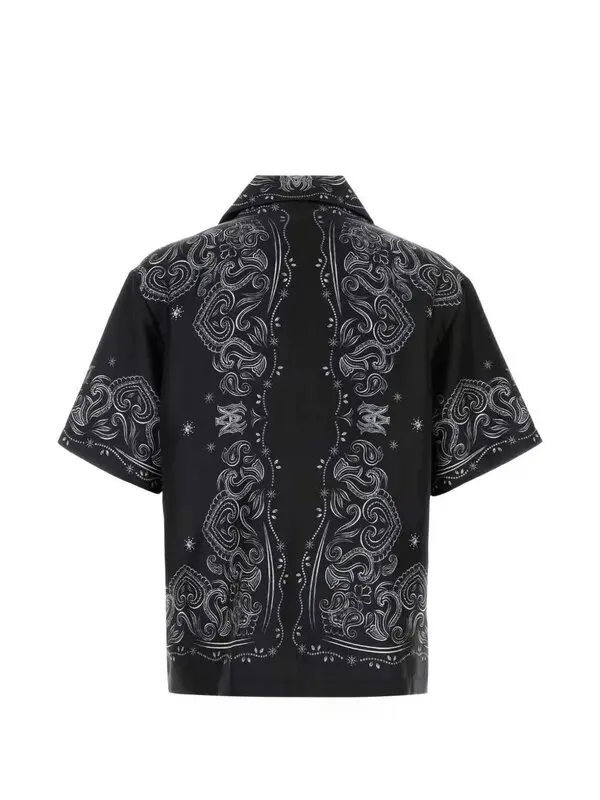 Amiri Paisley-print Oversized Silk Shirt