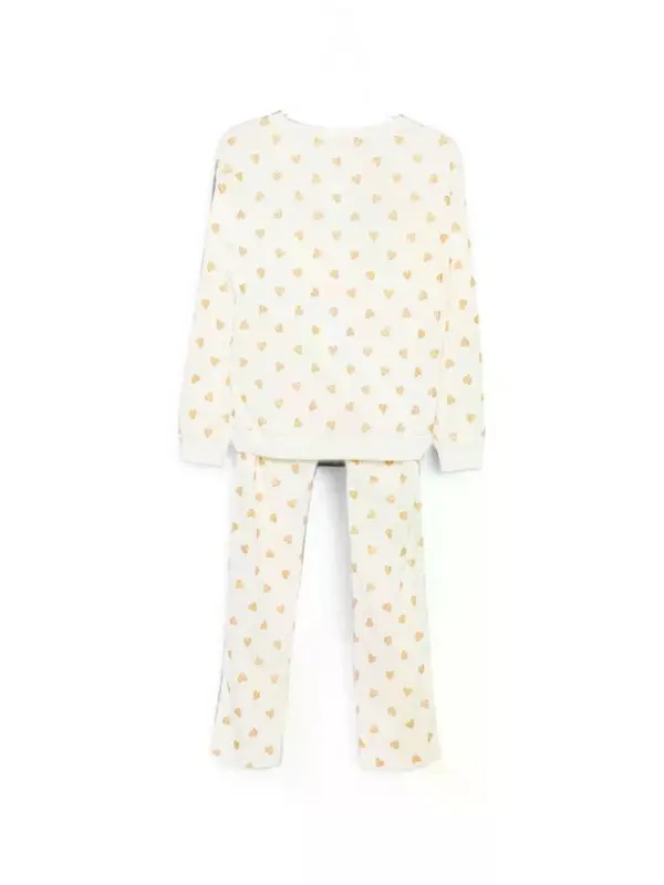 Petit Bateau Heart-print Pajamas