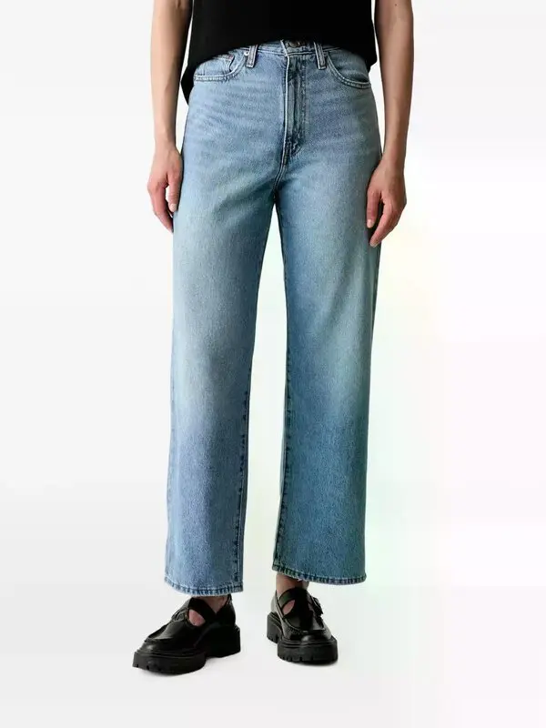 LEVI'S Logo-patch Straight-leg Jeans