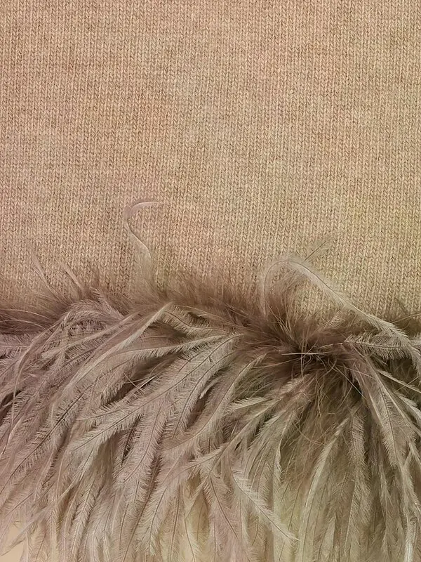 P.a.r.o.s.h Feather-trim Sweater
