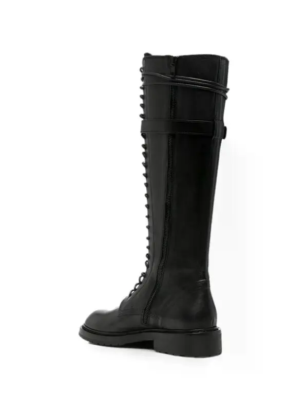 ANN DEMEULEMEESTER Buckle-fastening Lace-up Boots