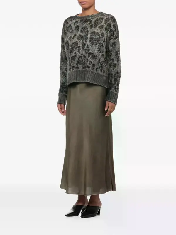 Avant Toi Leopard-print Knit Sweater