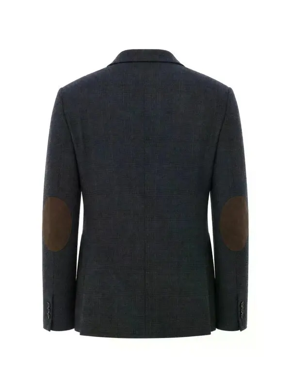 PAOLO PECORA Checked Double-breasted Blazer