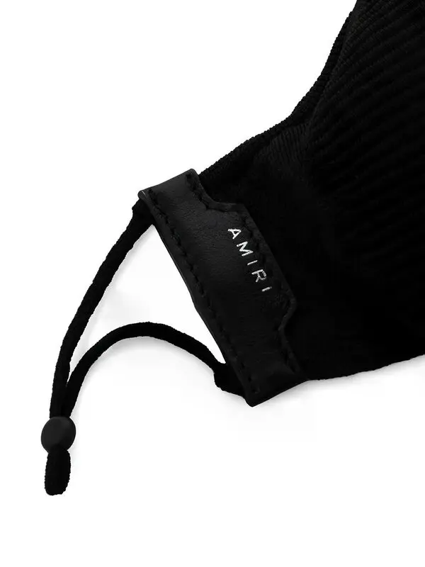 Amiri Logo-tag Face Mask