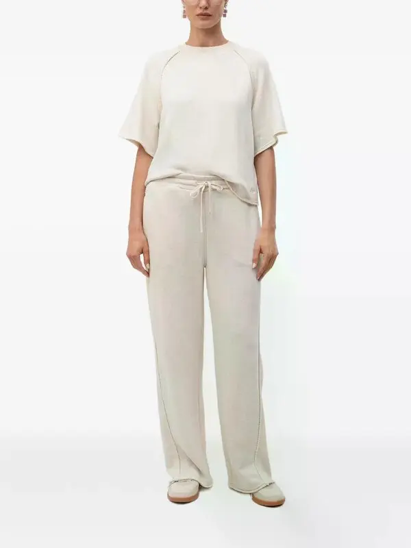 BOSS Drawstring-waist Wide-leg Track Pants