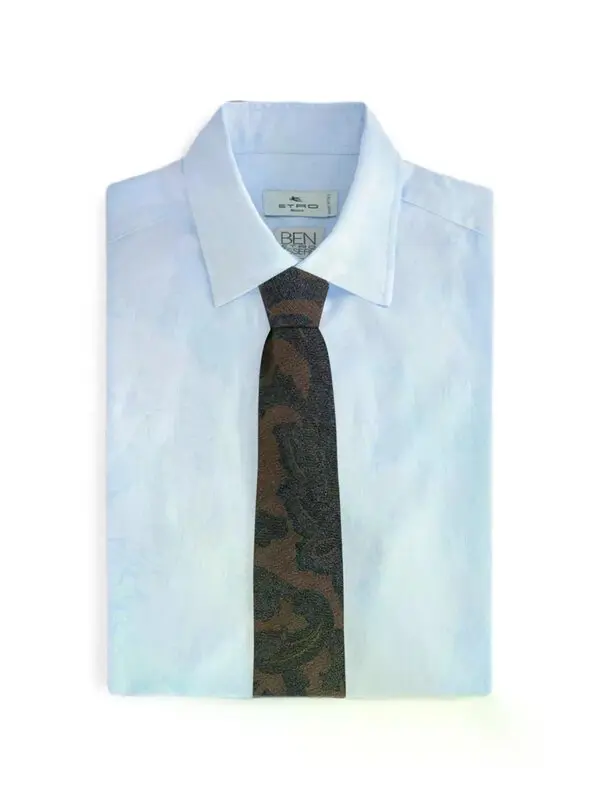Etro Jacquard Paisley Neck Tie