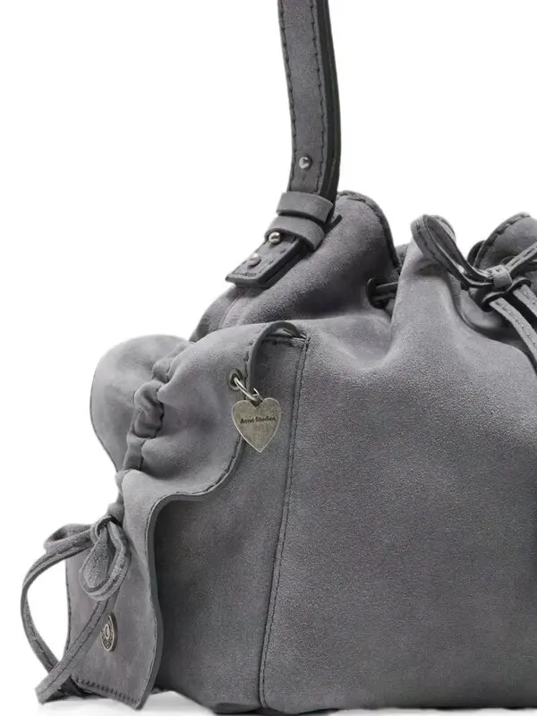 Acne Studios Ruffled Leather Shoulder Bag