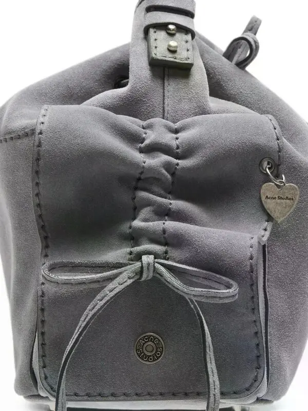 Acne Studios Ruffled Leather Shoulder Bag