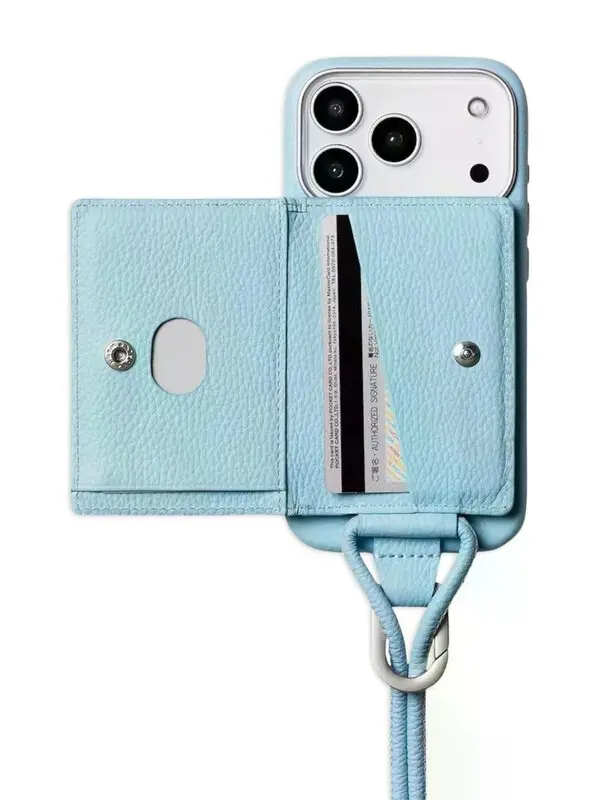 OBJCTS.IO Grained Leather Strap Iphone Case