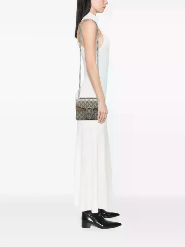 Gucci 2016-2026 Small Gg Supreme Dionysus Crossbody Bag - Neutrals