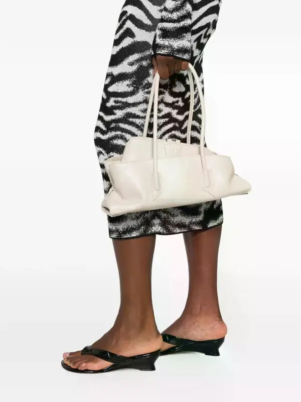 Attico Small La Passeggiata Shoulder Bag - Neutrals