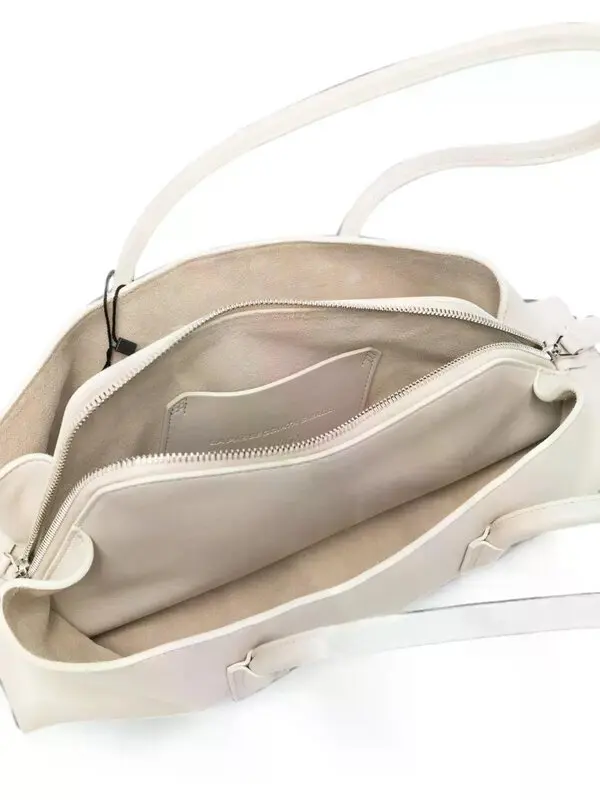 Attico Small La Passeggiata Shoulder Bag - Neutrals