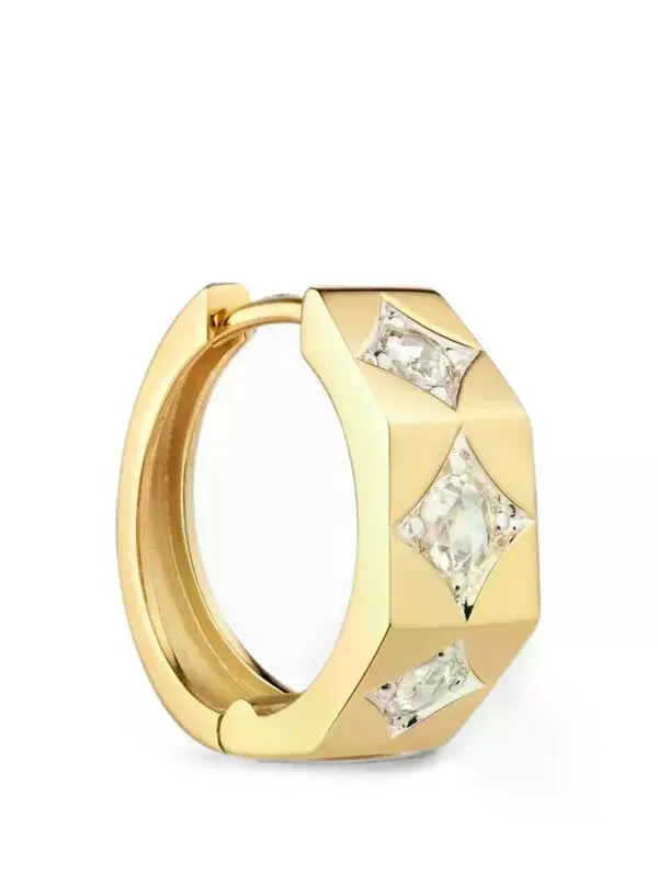 MARIE LICHTENBERG Diamond-embellishment Earring - Gold